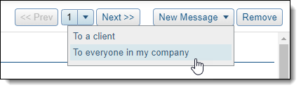 Create a Broadcast Message