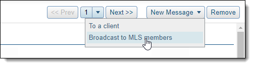 Create a Broadcast Message
